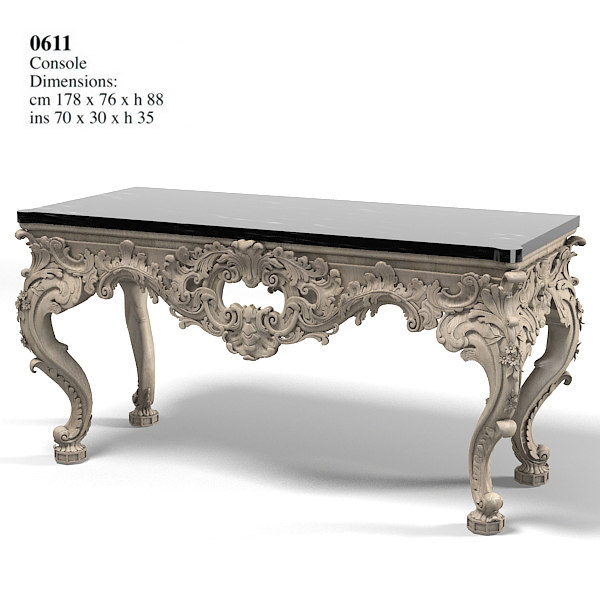 provasi console table 3d model