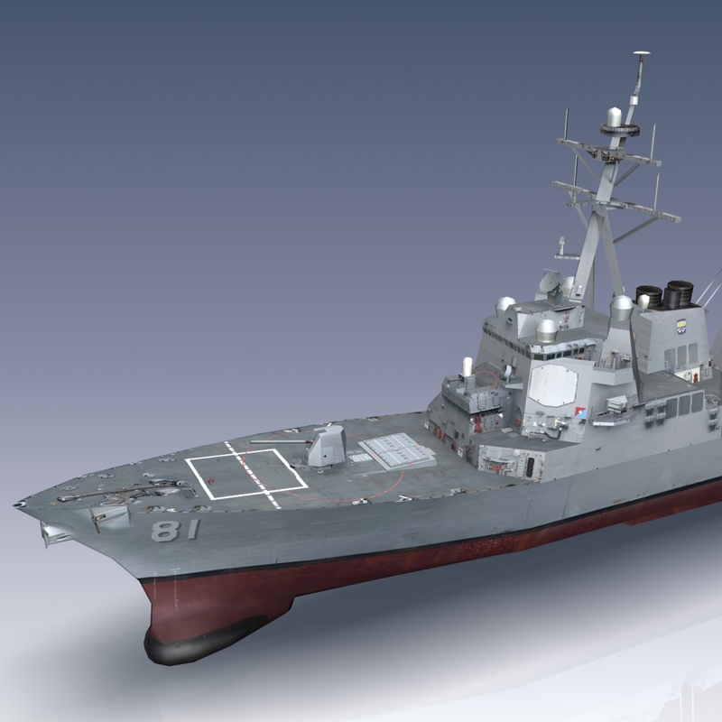 flight iia arleigh burke 3d model