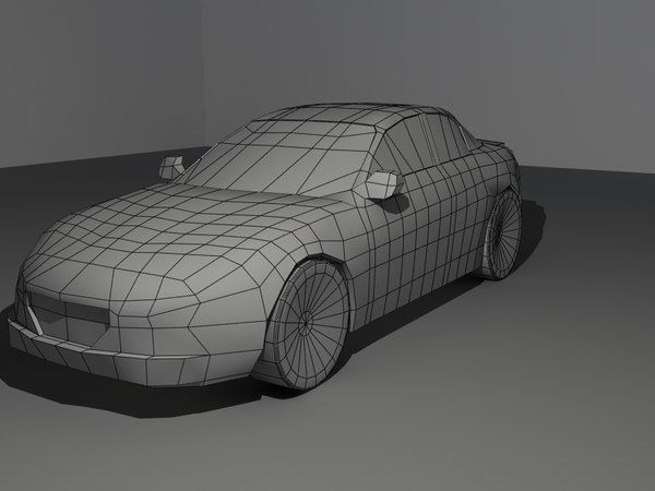 basic car 3d model