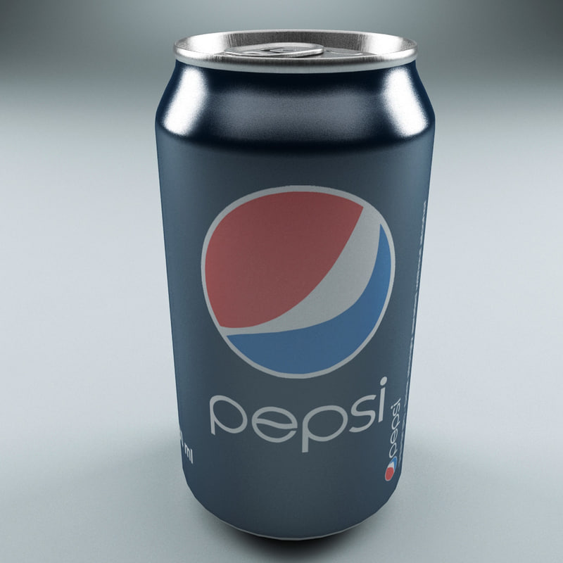drink pepsi 0 33l 3d model
