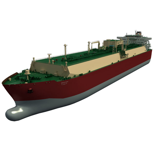 q-max carrier lng mozah 3d model