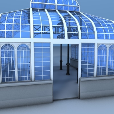 3d model of solarium