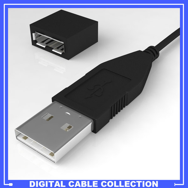USB Cable 3D Models for Download | TurboSquid