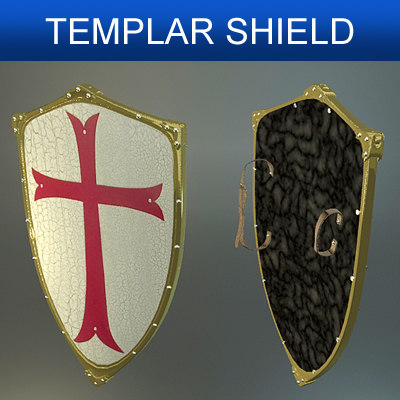 shield templars 3d model