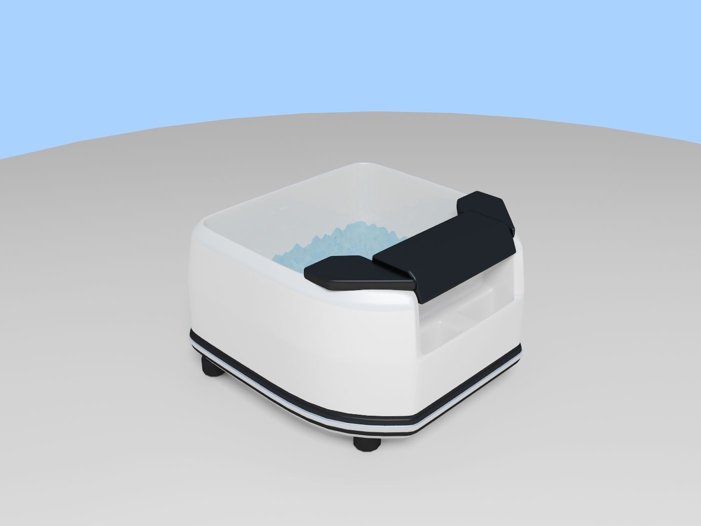 bath foot massage 3d model