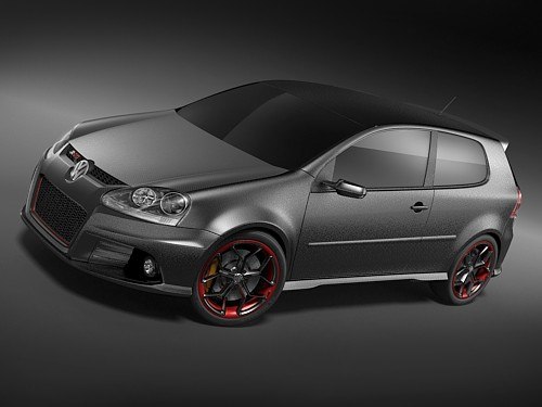 golf concept 3d model