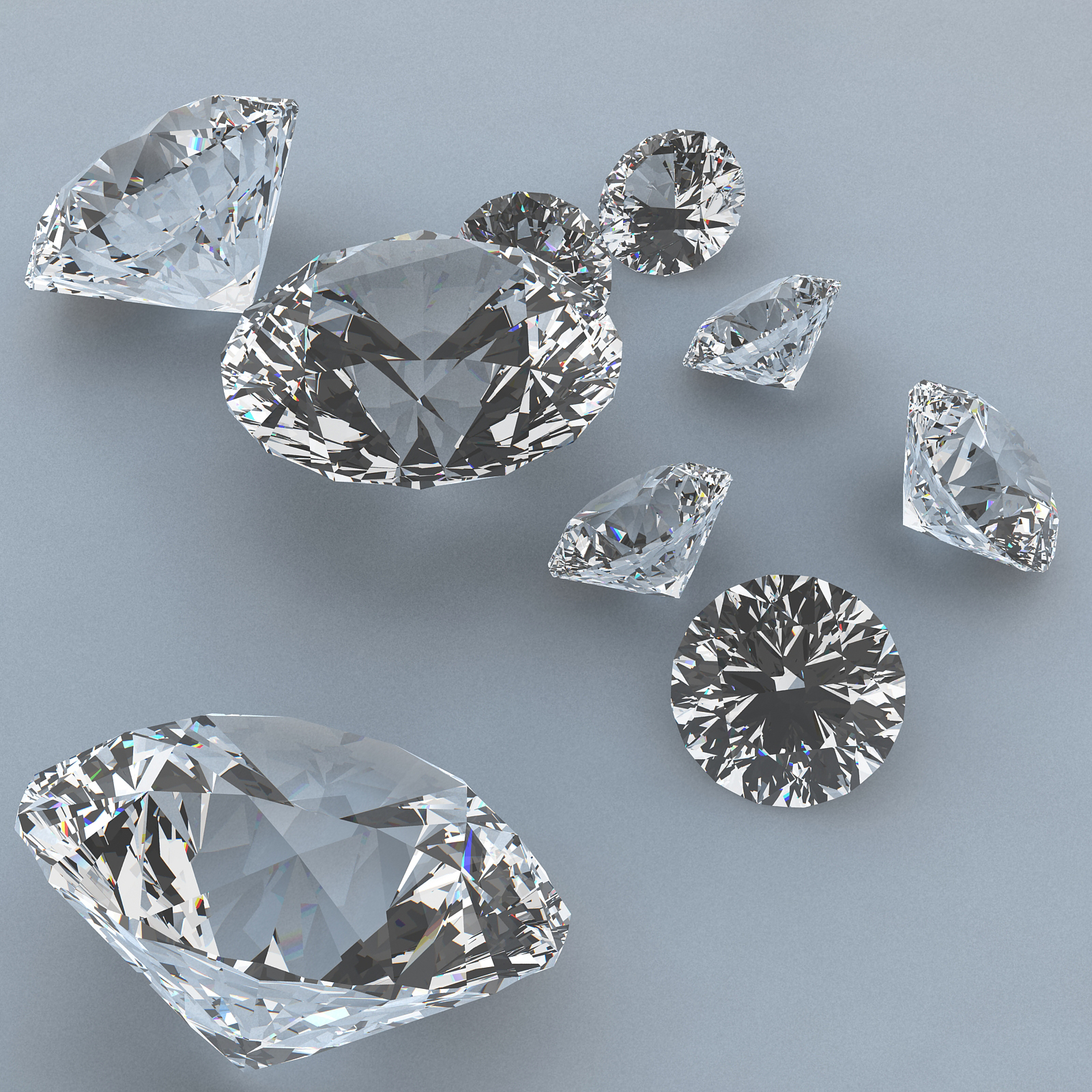 diamond brilliant 3d model