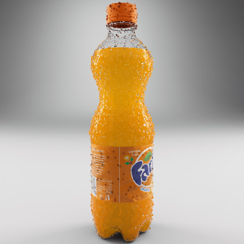 fanta 0 5l 5 3d model