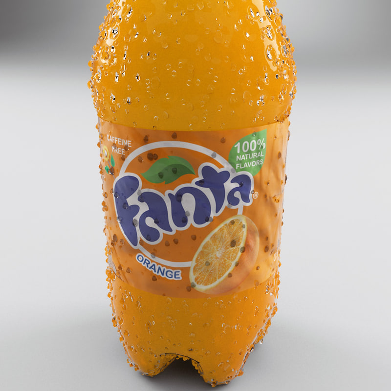 fanta 0 5l 5 3d model