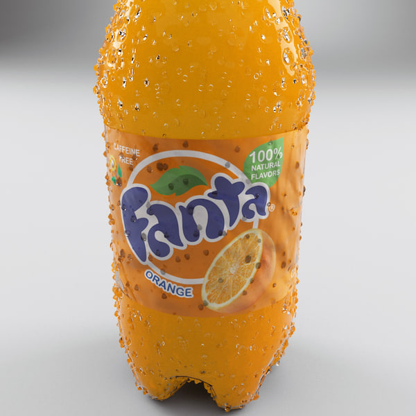fanta 0 5l 5 3d model