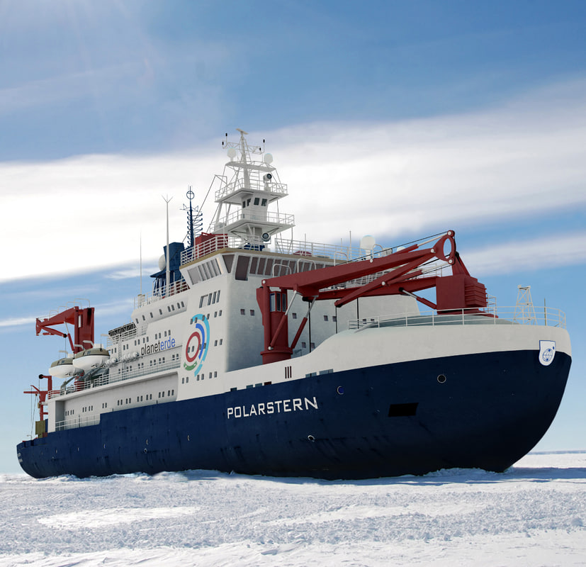 german research ship polarstern 3d model