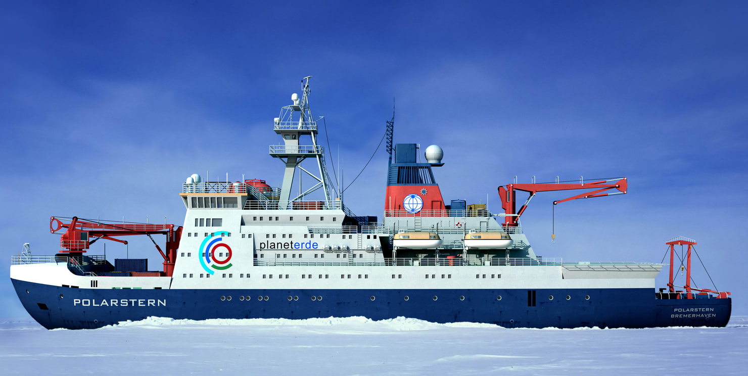 german research ship polarstern 3d model