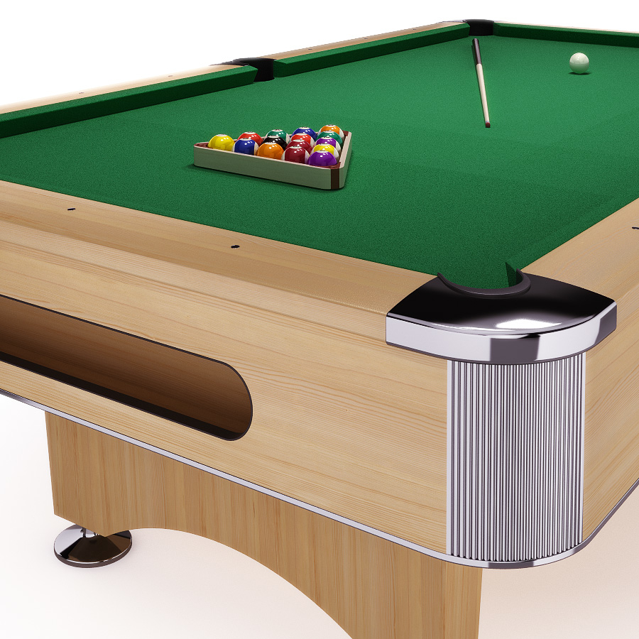 official pool table 3d model