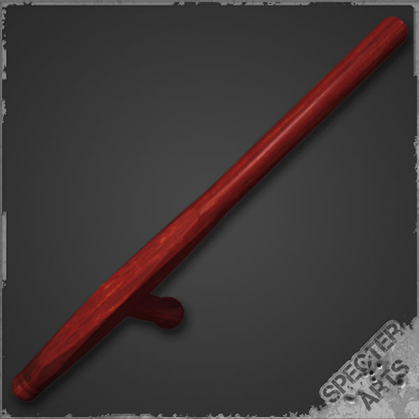 tonfa baton 3d model