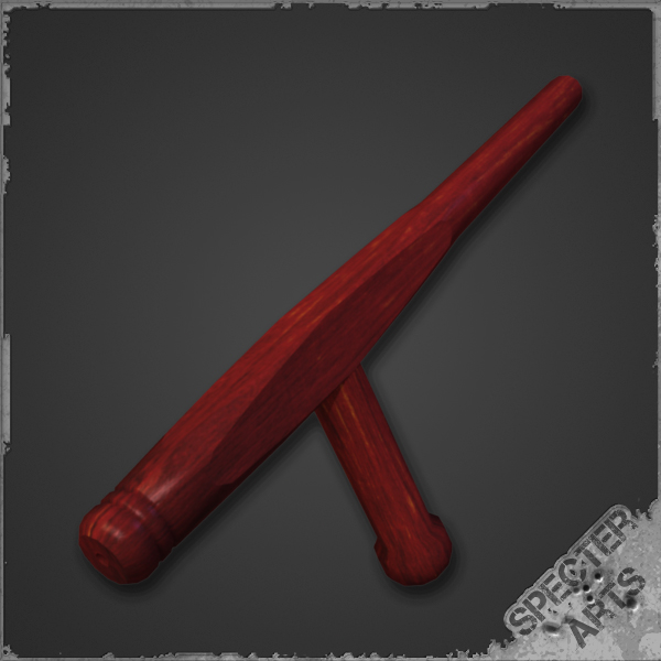 tonfa baton 3d model