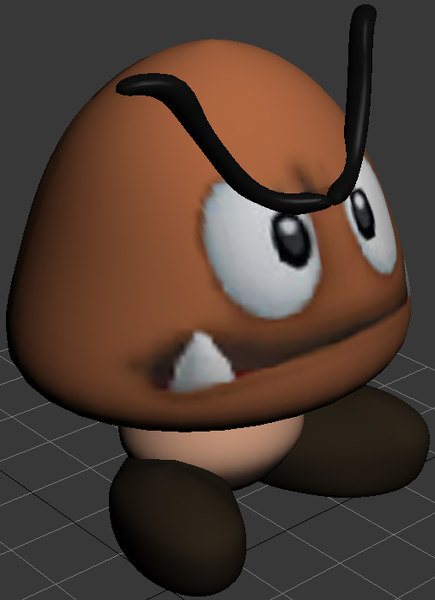 free goomba 3d model