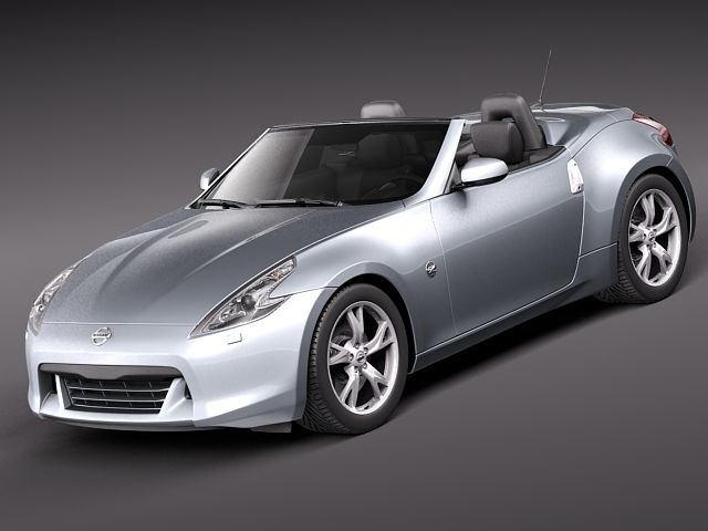 nissan 370z roadster 370 3d model