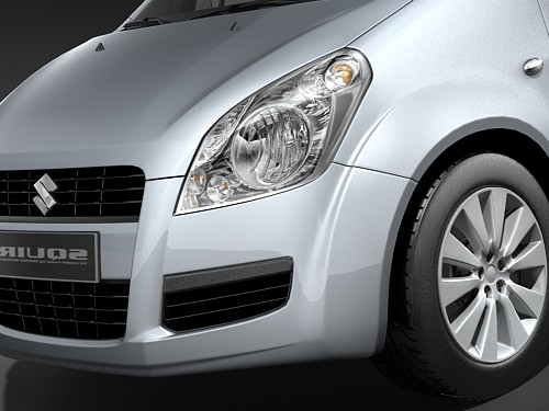 suzuki splash 3d model