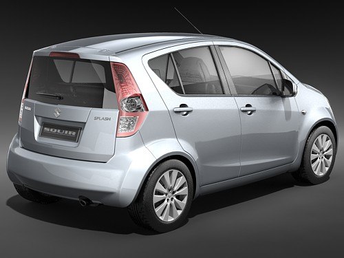 suzuki splash 3d model