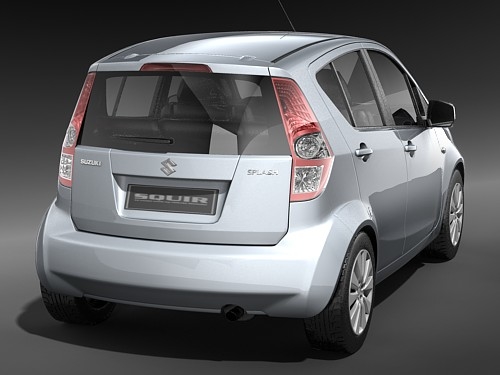 suzuki splash 3d model