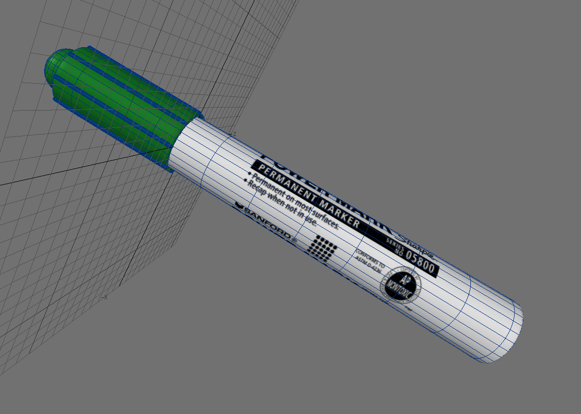 color markers 3d model