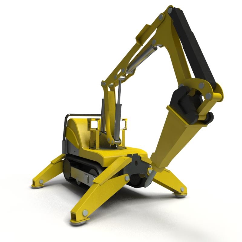 brokk modelled 3d model