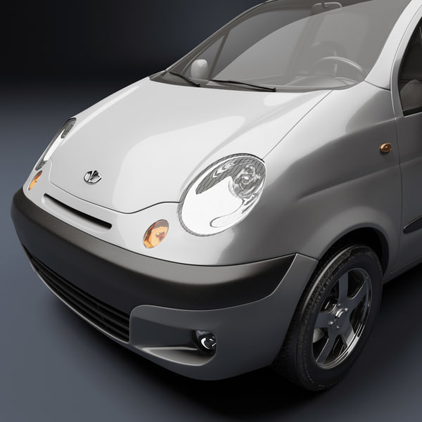 daewoo matiz 3d model
