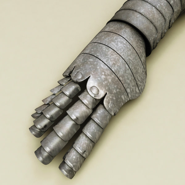 Manopla Medieval V2 Modelo 3D - TurboSquid 552810