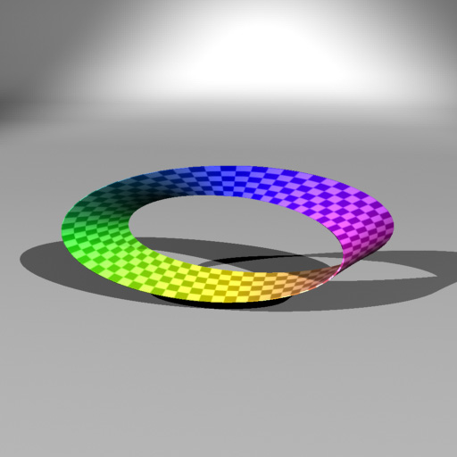 moebius mobius strip 3d model