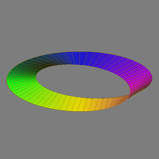 moebius mobius strip 3d model