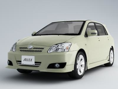 toyota allion 3d model