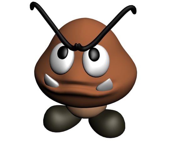 free goomba 3d model