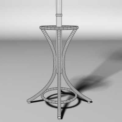 hat standing 3d model