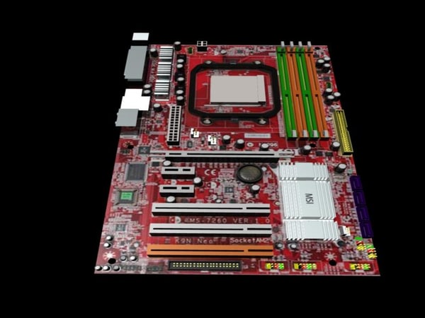 Motherboard 3D Models for Download | TurboSquid
