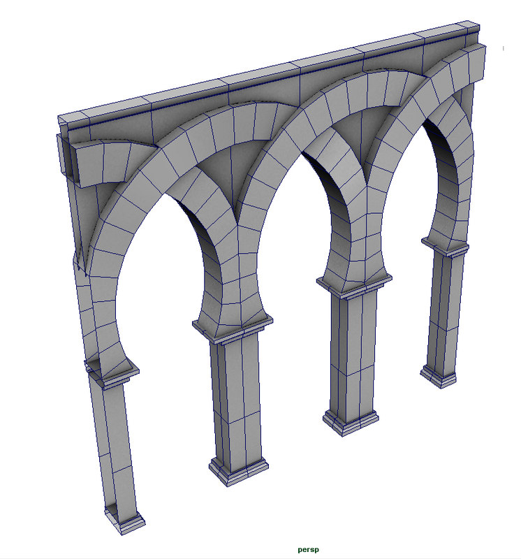 arch architecture 3d model