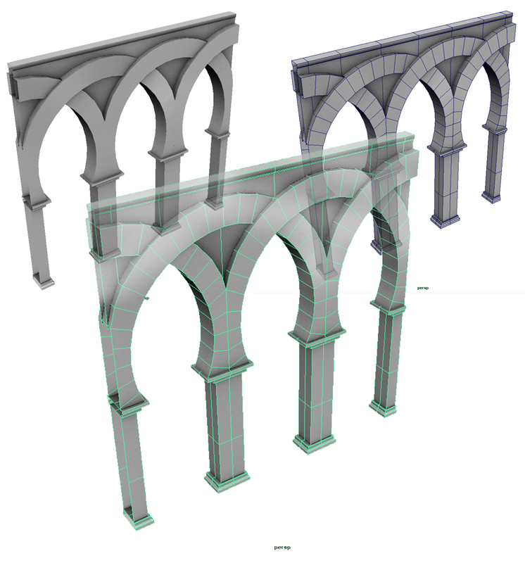 arch architecture 3d model