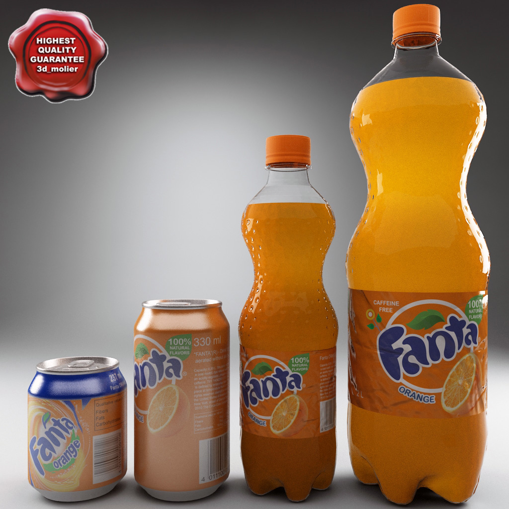 set fanta 3d model