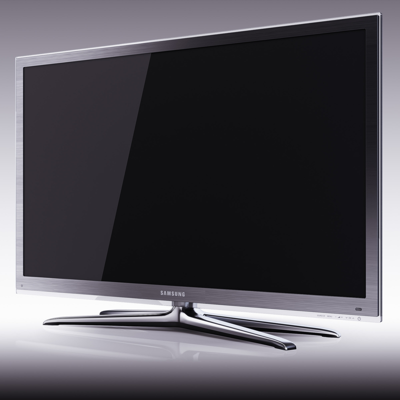 tv samsung led ue55c8000 3d model