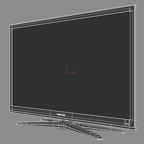 tv samsung led ue55c8000 3d model