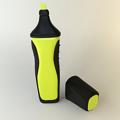 marker 3d model