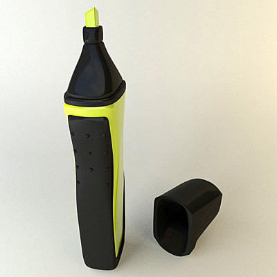 marker 3d model