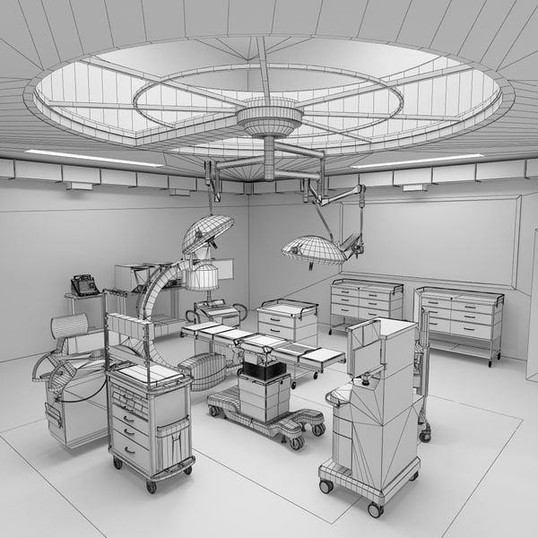 3d model medical operating room