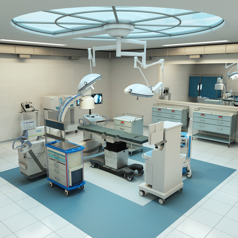 3d model medical operating room