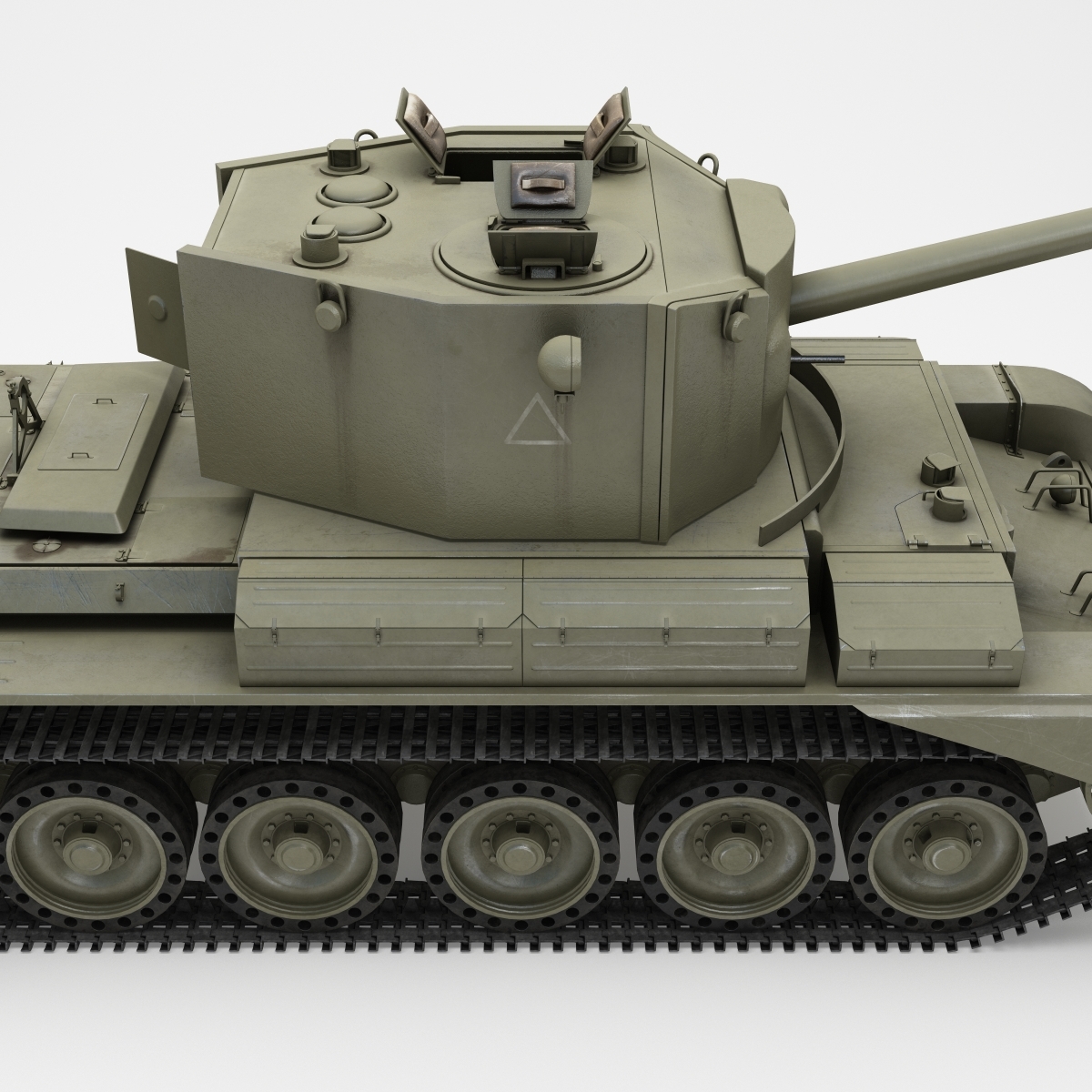 3d model cruiser tank mk viii