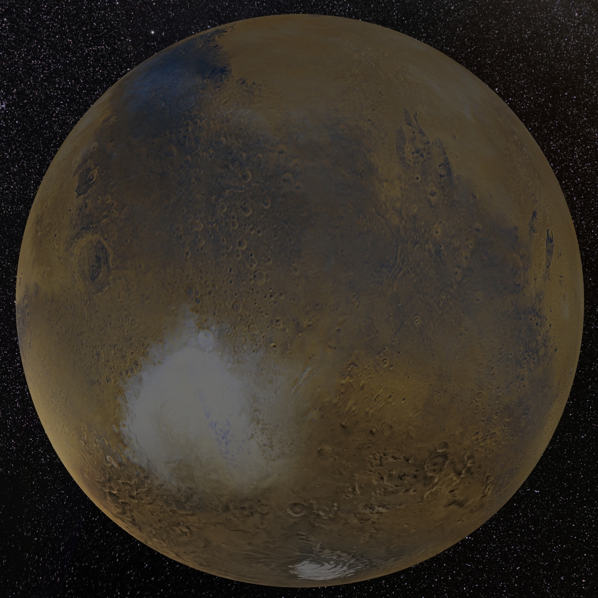 mars planet 3d model