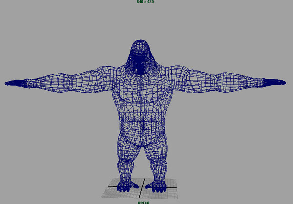 king kong 3d model