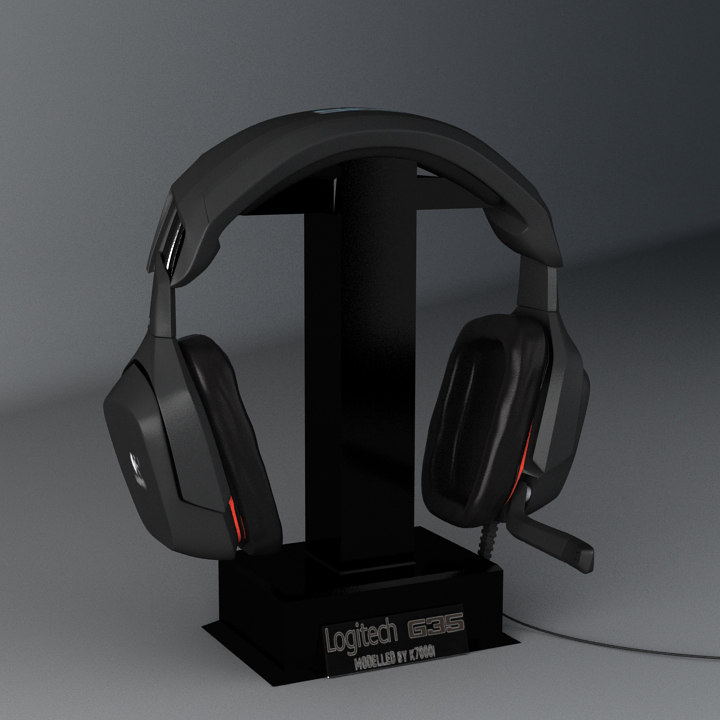 logitech g35 3d model