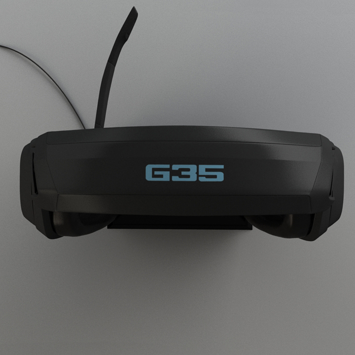 logitech g35 3d model
