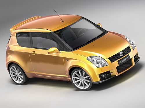 suzuki swift sport 3d model