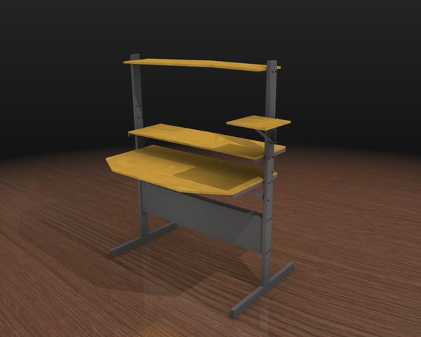 Free Blender Desk Models | TurboSquid